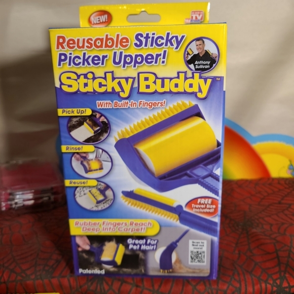 Dog | Sticky Buddy Reusable Sticky Picker Upper Lint Roller Brush Pet ...